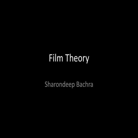Film theory | PPTX