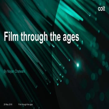 Film through the ages | PPT