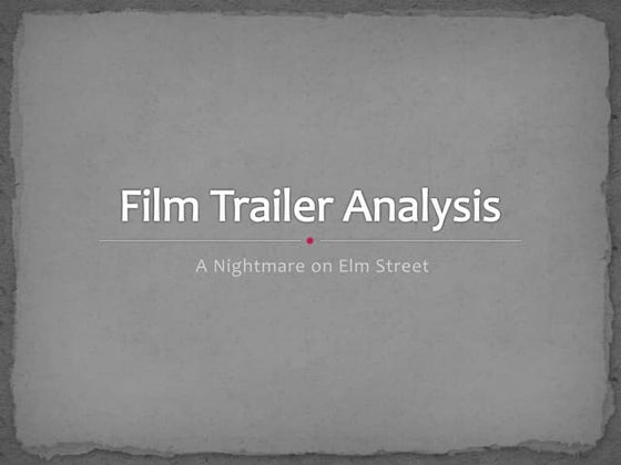 Short film analysis | PDF
