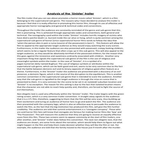 THE MAZE RUNNER Film Trailer Analysis | PPTX