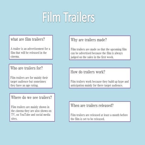 Film trailers LG | PPTX
