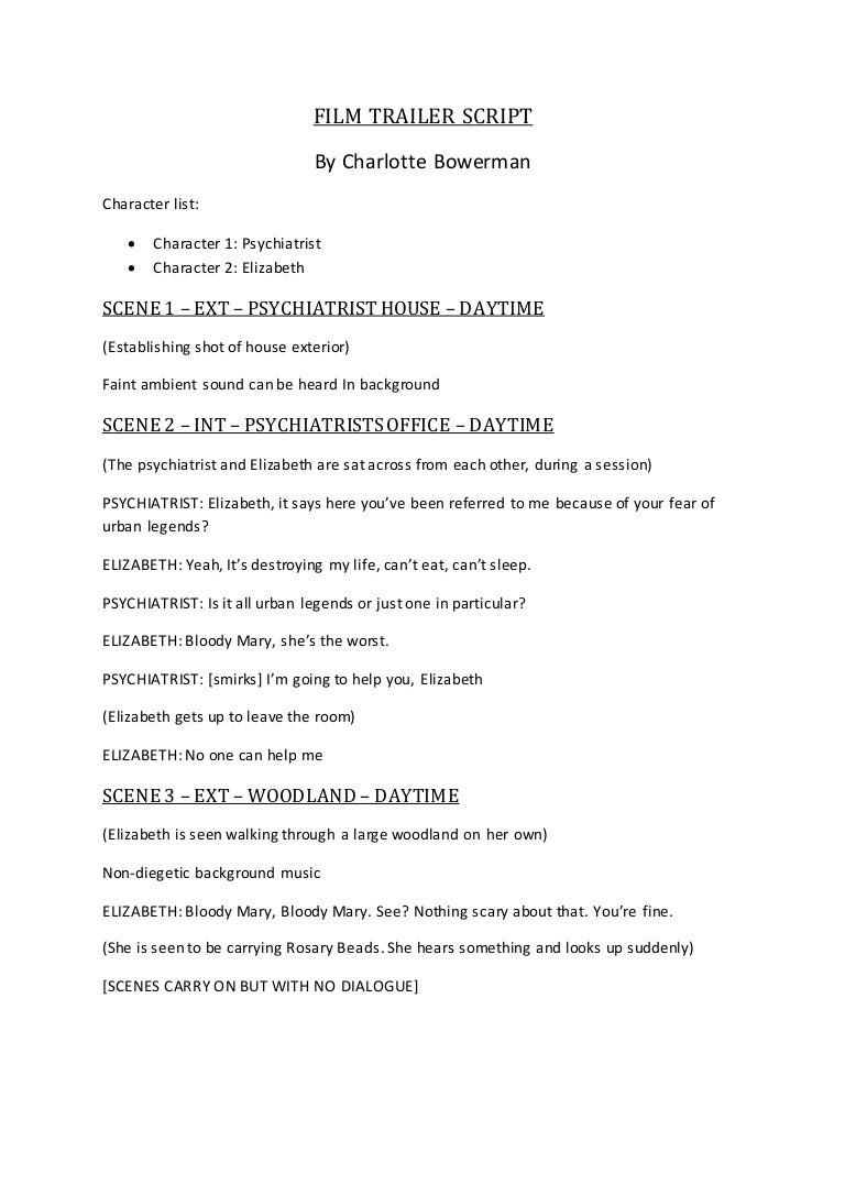 Film Trailer Script film-trailer-script