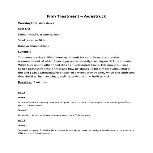 Film treatment | PDF