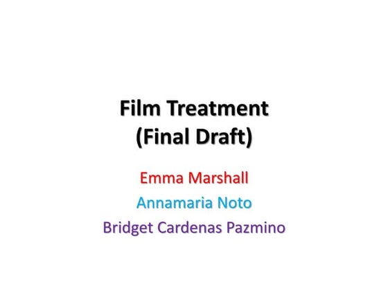 Film Treatment | PPT