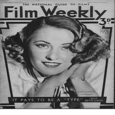 Film Weekly March 29 1935 | PDF