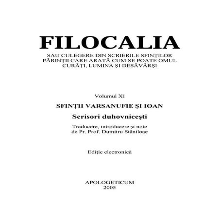 Filocalia 11 | PDF