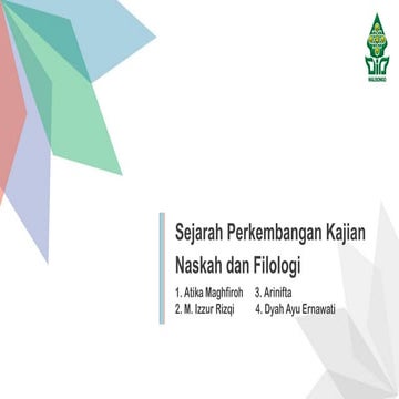 sejarah perkembangan kajian naskah dan filologi.pptx