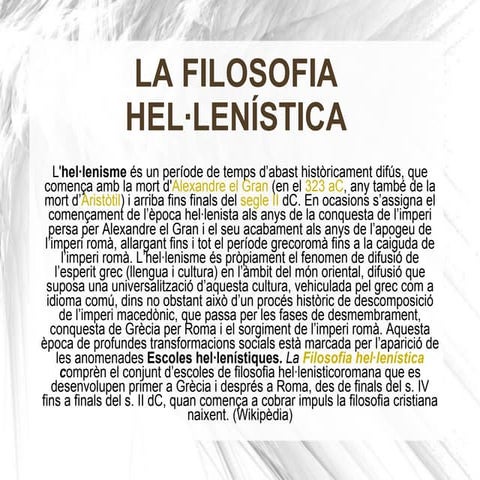 Filosofia Helenistica | PPT