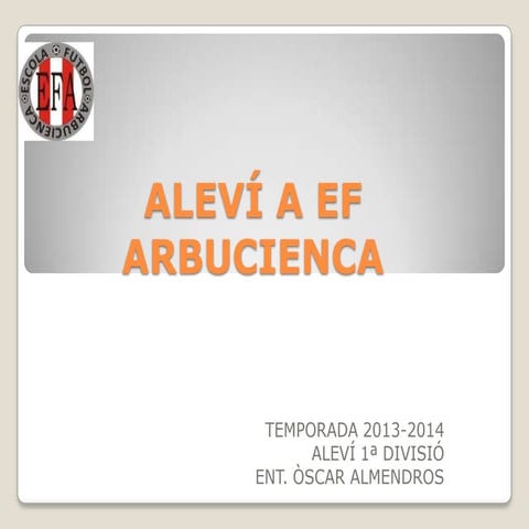 Filosofia joc aleví a ef arbucienca | PPTX