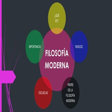filosofia moderna.pptx................... | PPTX
