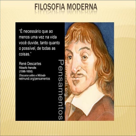 Filosofia moderna | PPT