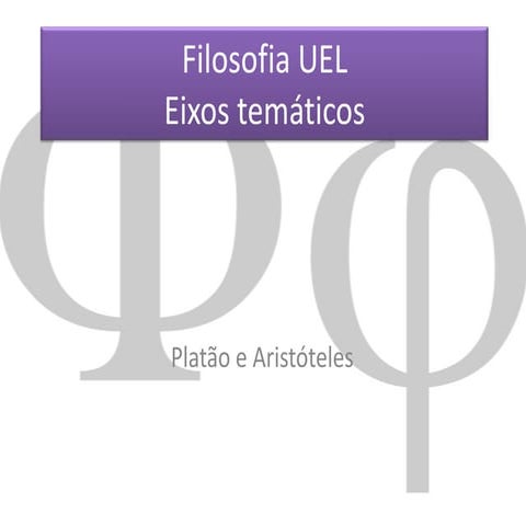 Filosofia uel (3) | PPTX