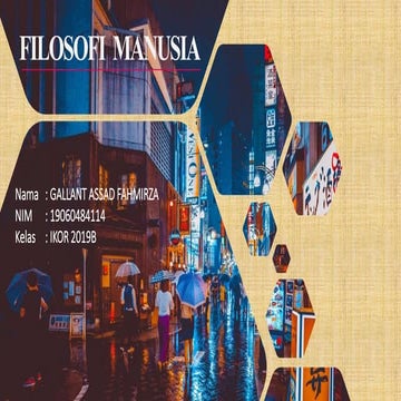 Filosofi manusia | PPTX
