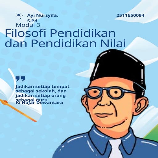 Filosofi pendidikan dan pendidikan nilai Ki Hajar Dewantara.pptx