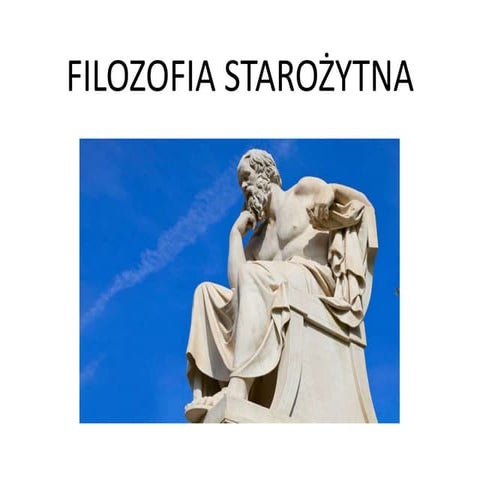 Filozofia starożytna Ia | PPT