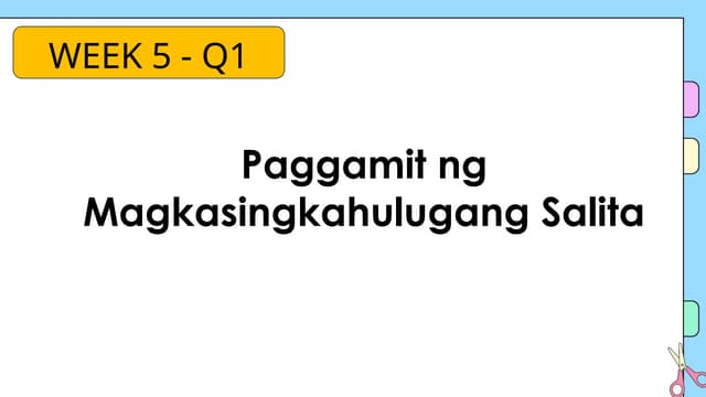 Mga Panlaping Makauri | PPTX
