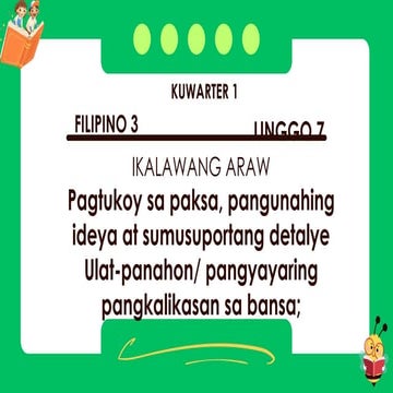 FILIPINO 4 Tekstong Impormatibo-Mga babasahing nagbibigay ng mga ...
