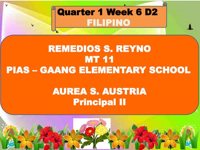 Values Integration Demo lesson Plan In filipino VI | DOCX