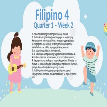 FILQ1WK2-Grade4 module- matatag curriculum | PPTX