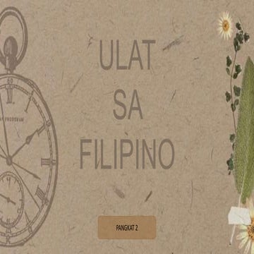 FilipinoReport for grade 10(edited) ppt. | PPTX