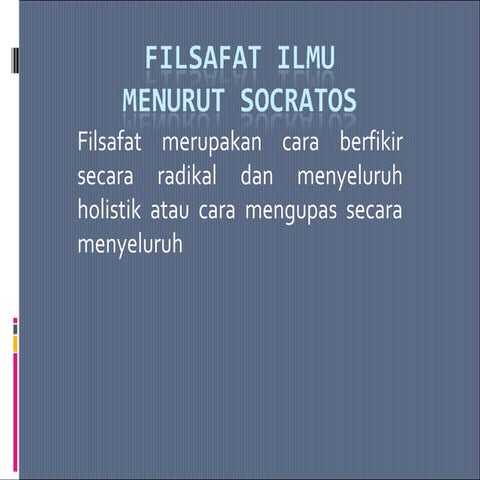 Filsafat ilmu | PPT