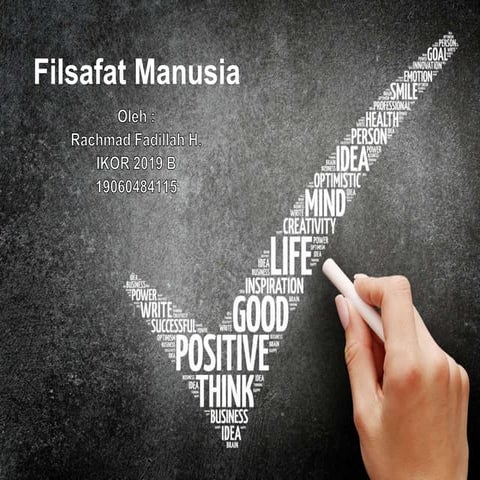 Filsafat manusia | PPTX