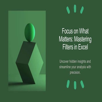 Mastering Filter in Excel (Uncover hidden insights and streamline your ...