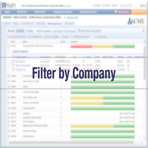 iSqFt - Bid Management - Filter by company | PDF