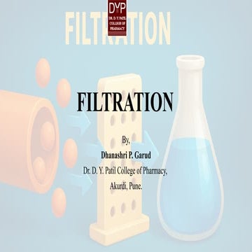Pharmaceutical Engineering: Filtration | PDF