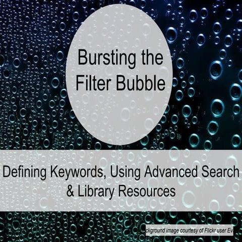 Filter Bubble | PPTX