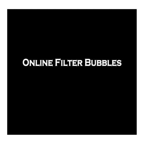 Filter bubbles | PDF | Search | Internet