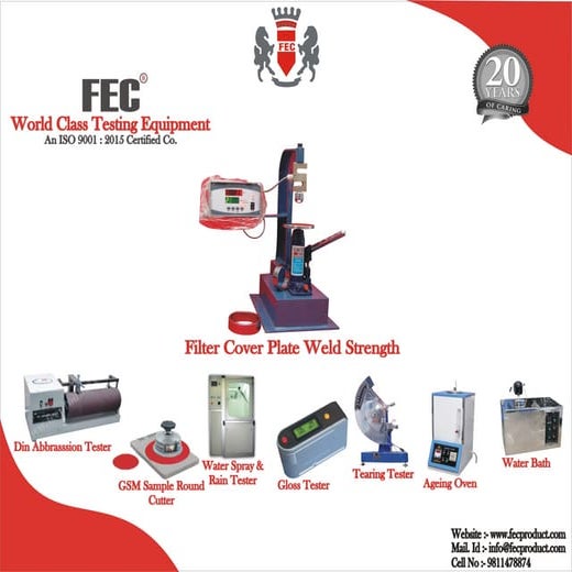 Testing/Manufacture/Filter cover plate weld strength | PPT