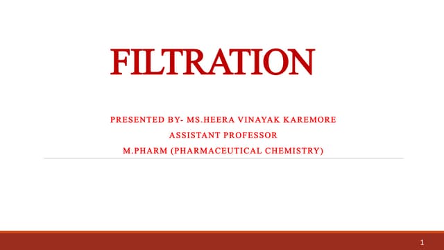 FILTRATION-Plate and frame filter press | PDF