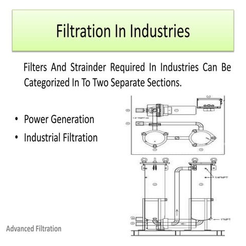 filtration in industries | PPTX | Business Utilities | Business