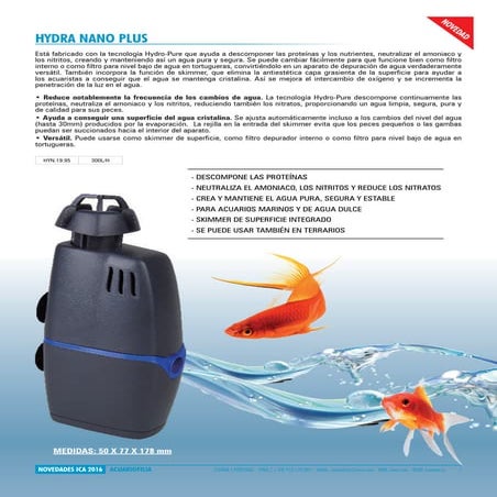 Filtro NANO HYDRA PLUS manual | PDF