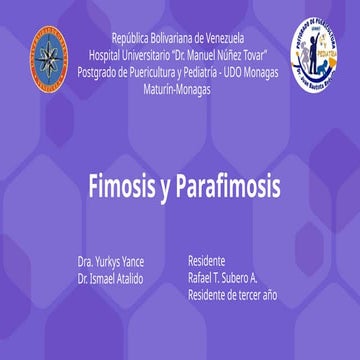 Fimosis y parafimosis | PPTX