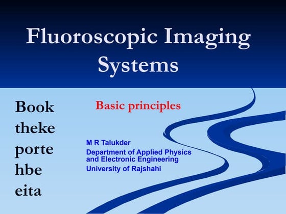 Fluoroscopy presentation | PPT