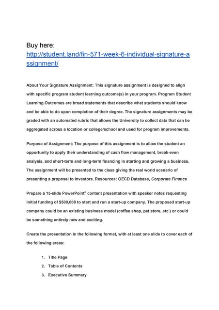 LDR 531 Signature Assignment | PDF