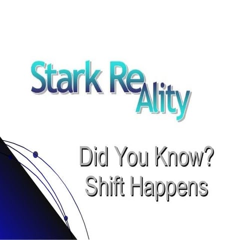 I-Case Presentation: Stark ReAlity--Did you Know? Shift Happens | PPT