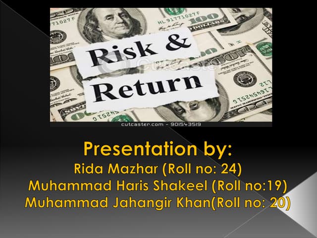 risk and return.pptx