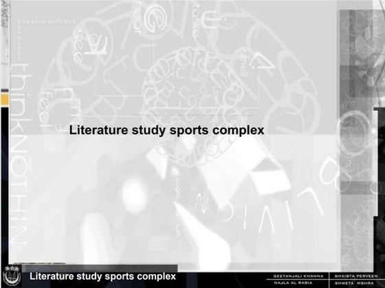Sports complex | PPT