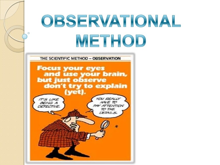 Observational Method of Behavior Analysis