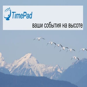 TimePad - помощник в работе с участниками событий | PPT