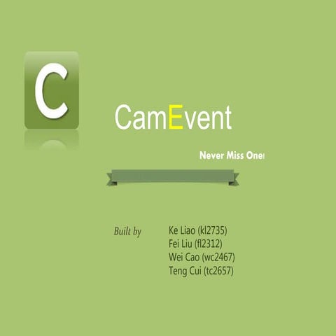 Camevent | PPTX