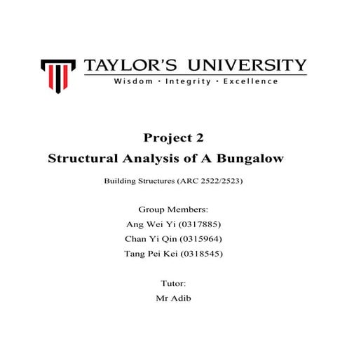 Building Structures_Project_02 | PDF | Civil Engineering Industry ...