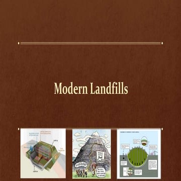 Modern landfills | PPTX