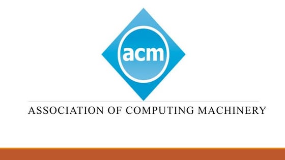 What is ACM? | PPTX