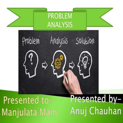 problem analysis technique | PPTX
