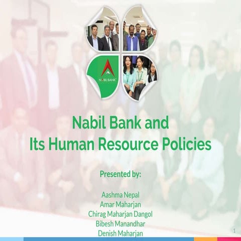 Nabil Bank and Its HR Policies | PPTX