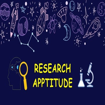 research apptitude | PPTX